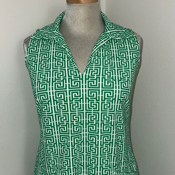 Katherine Way | Dresses | Katherine Way Greenwhite St Regis Greek Key ...